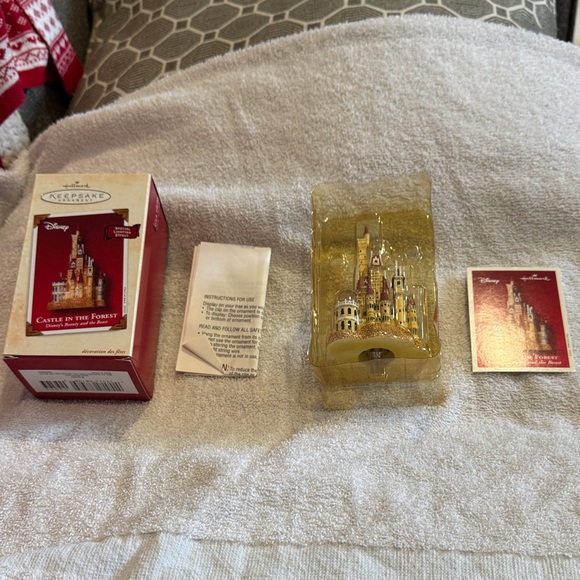 Disney | Holiday | Hallmark Disney Castle In The Forest 202 Ornament ...